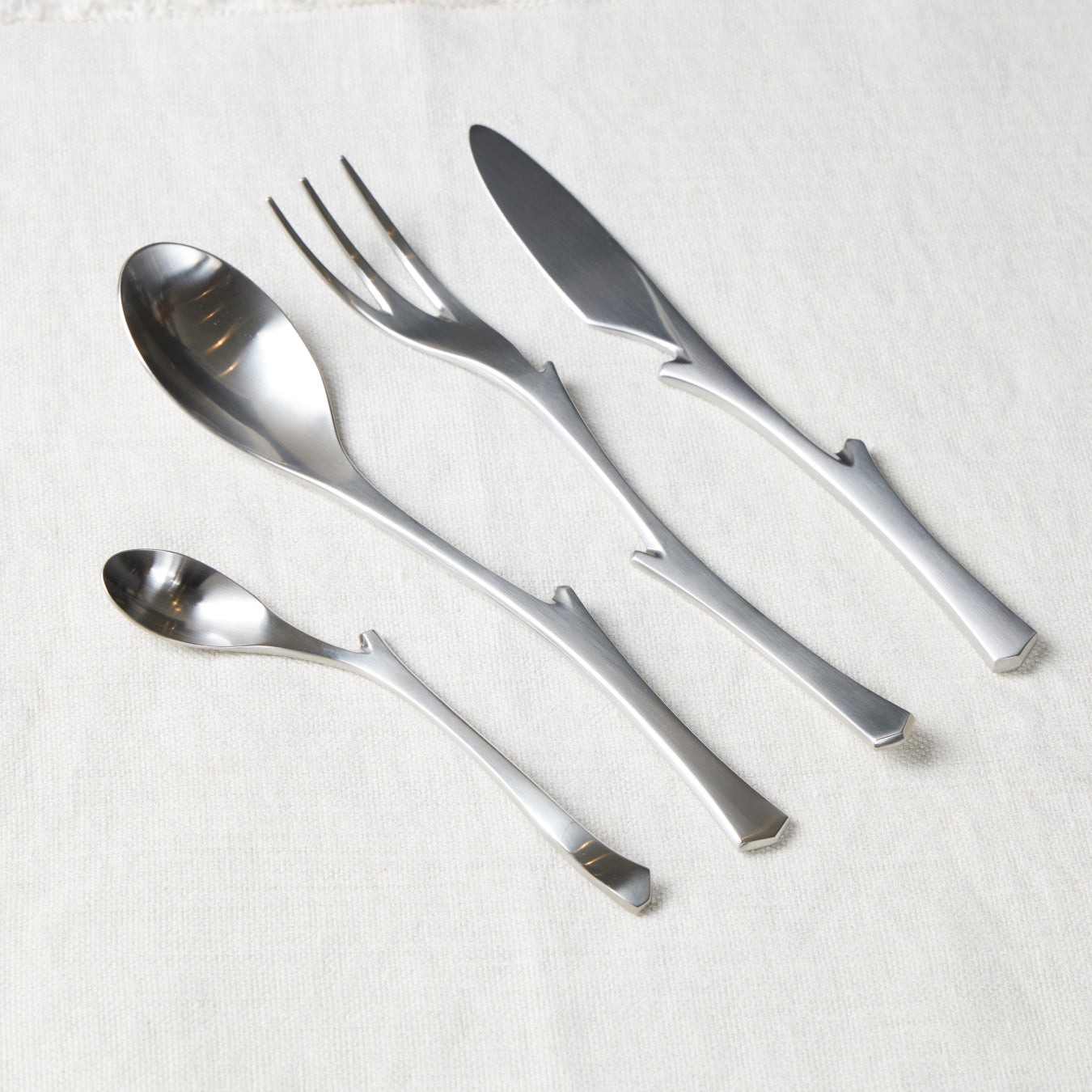 Yamazaki Flatware - Ken Okuyama EDA Silver | Premium Japanese Flatware