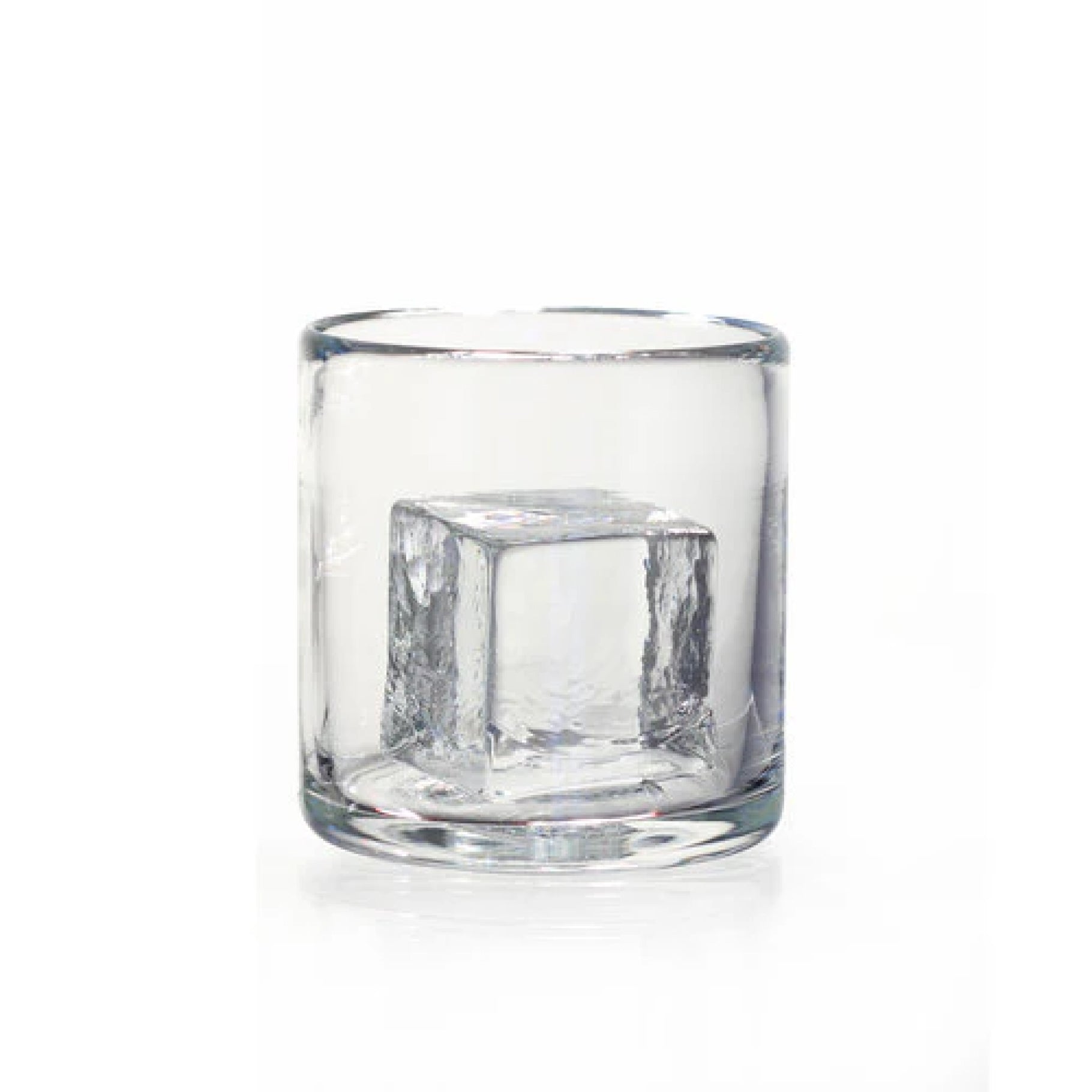 Nate Cotterman - Cube Rock Glass | Hand-Blown Glassware