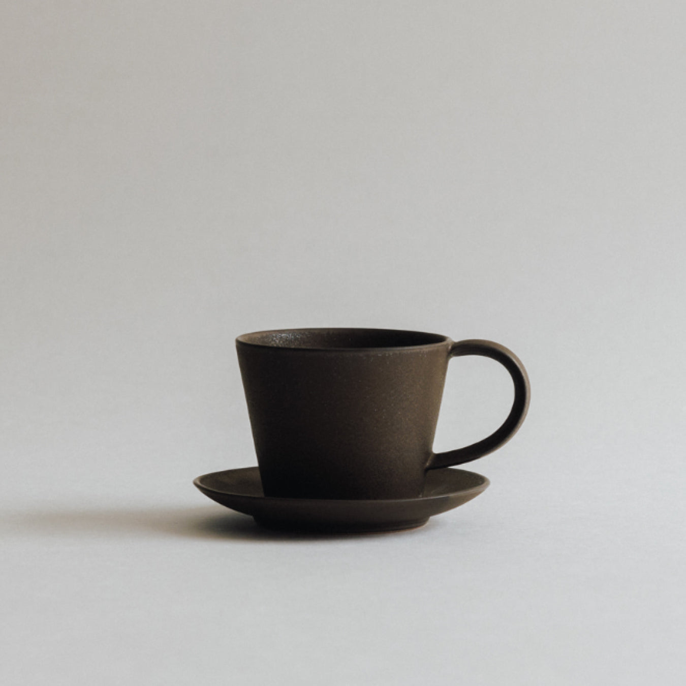 Jiseungmin Ceramics Patina Coffee Cup and Saucer | Drinkware