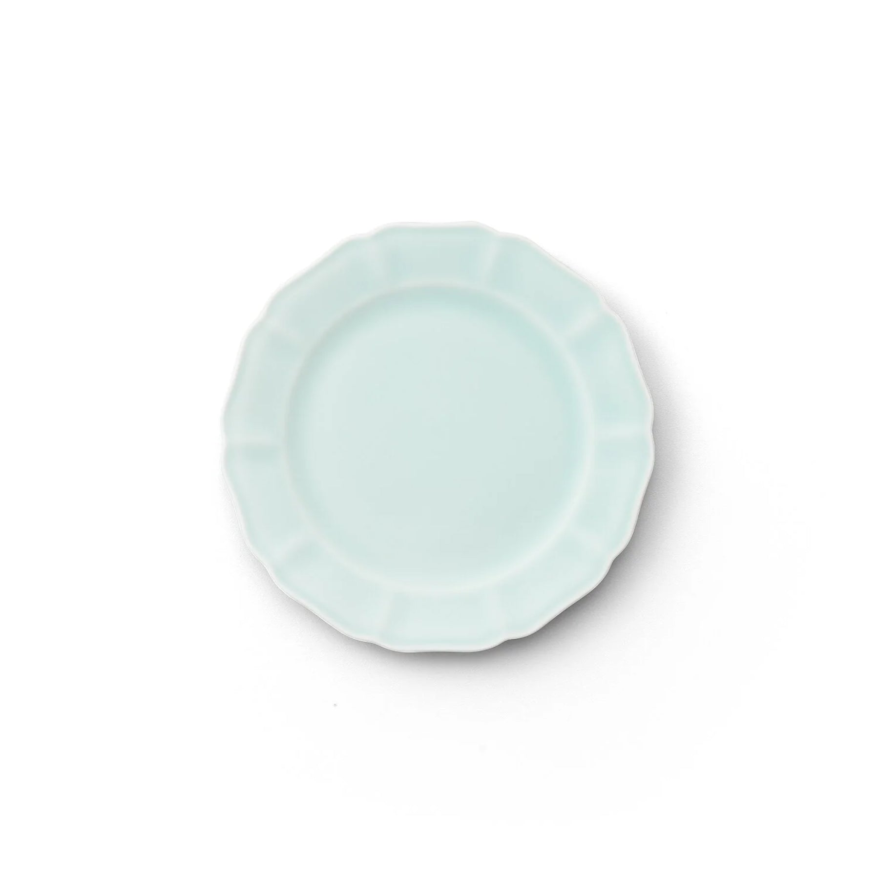 Hataman Touen - Moist Celadon Mokko-shaped Bread Plate | ARJ Los Angeles