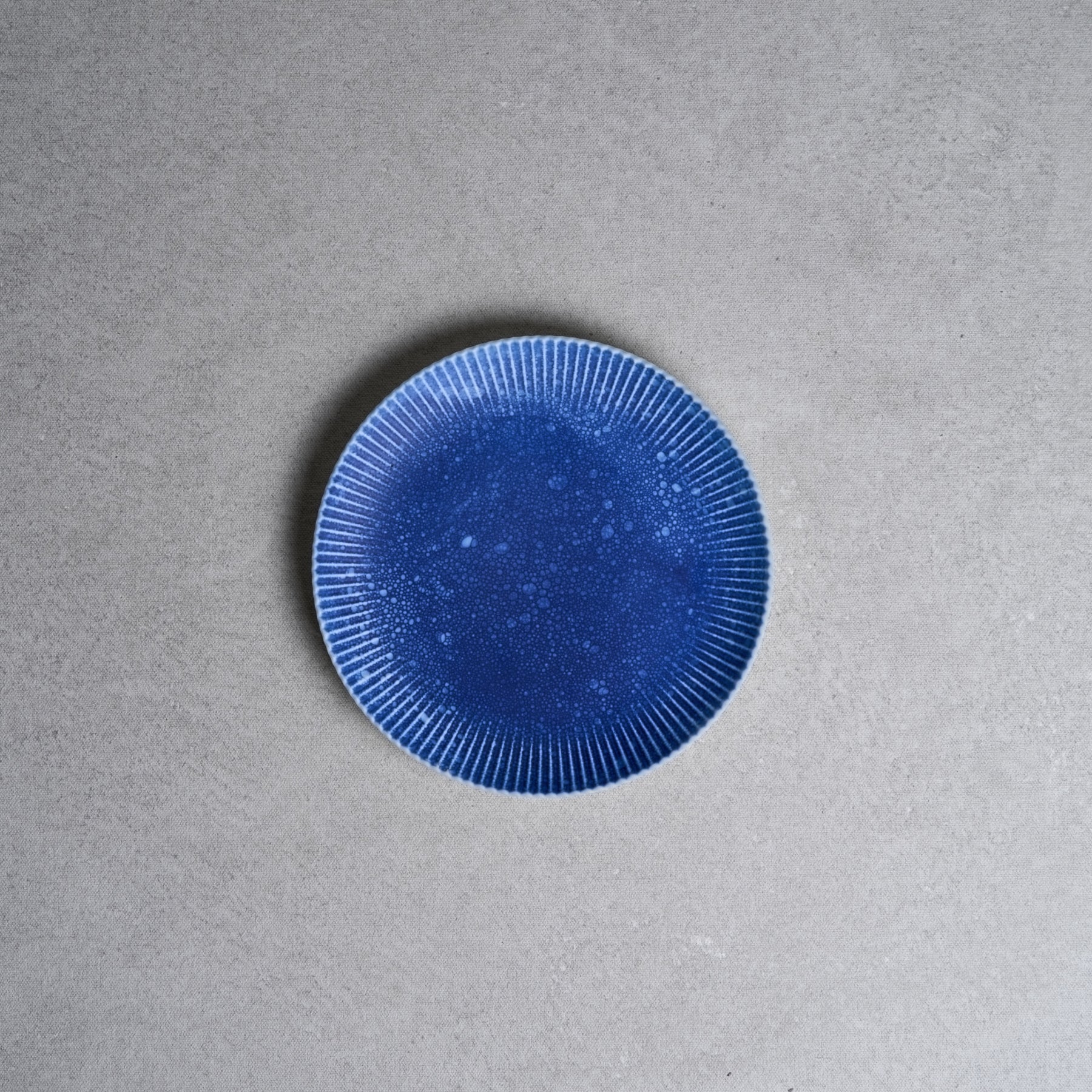 Riso Porcelain - Shinogi Japanese Plate S in Blasted Cosmos | ARJ